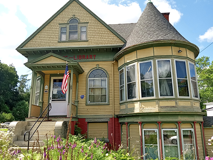 The library's Victorian turret makes checking out books feel like visiting a fairy tale castle, minus the dragon.