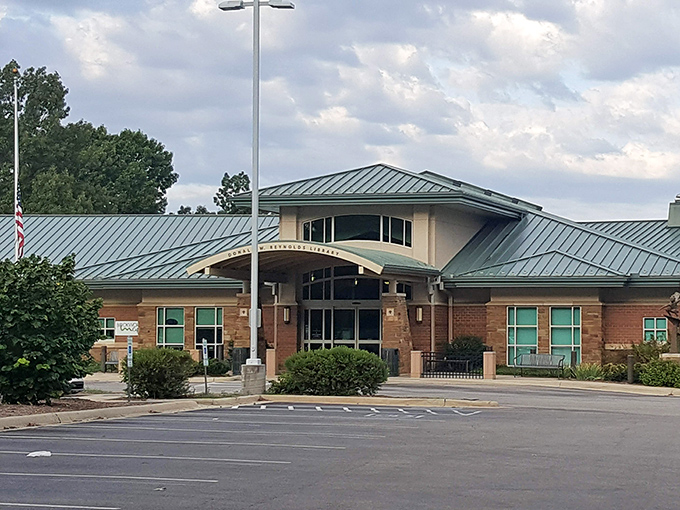 The Reynolds Library stands as Mountain Home's knowledge headquarters, where books and community programs bring neighbors together.