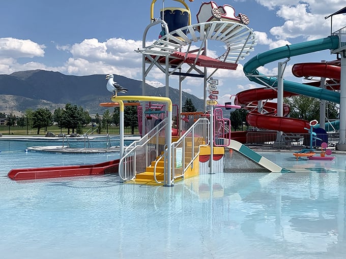 Ridge Waters Water Park proves retirement doesn't mean the end of fun&mdash;colorful slides and mountain views create a splash-worthy backdrop for grandkids' summer visits.