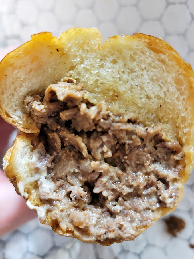 This isn't just a sandwich; it's a DelCo handshake&mdash;tender meat nestled in a perfectly toasted roll that's been making friends for decades.