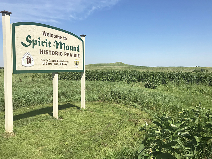 Spirit Mound Historic Prairie offers the same sweeping grassland views that captivated Lewis and Clark, minus the arduous journey getting there.