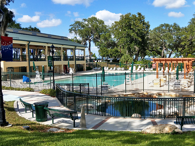 Spring Park's swimming pool and pavilion showcase the town's crown jewel &ndash; natural springs that have drawn visitors since long before Instagram made everything "discoverable."