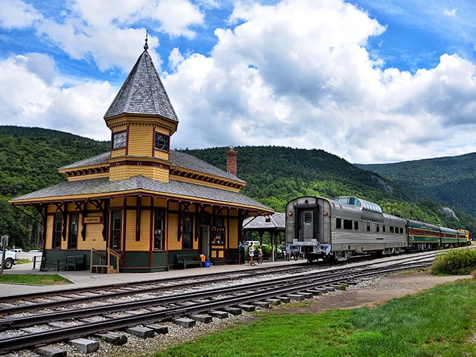 Victorian elegance meets railroad history at this meticulously preserved station. Like a well-tailored suit from another era, it wears its age with distinction.