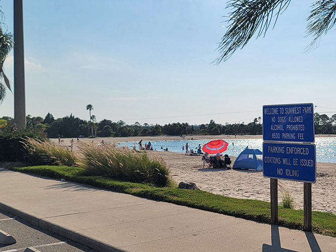 SunWest Park welcomes visitors with a pristine beach and crystal-clear waters&mdash;Florida's version of a backyard swimming pool, just with better views.