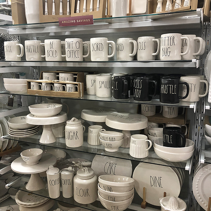 Be Bold, "Coffee," "Hustle"&mdash;these minimalist mugs and kitchenware aren't just vessels for your morning brew, they're daily affirmations disguised as dishware.