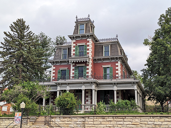 The Bloom Mansion's Second Empire architecture stands as proud today as when coal barons and merchants built their Victorian masterpieces in Trinidad's heyday.