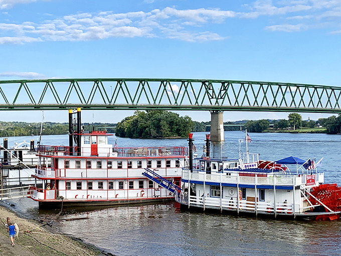 Sternwheelers docked along the riverfront aren't just photo ops&mdash;they're working vessels offering the most relaxing history lesson you'll ever experience on the Ohio River.