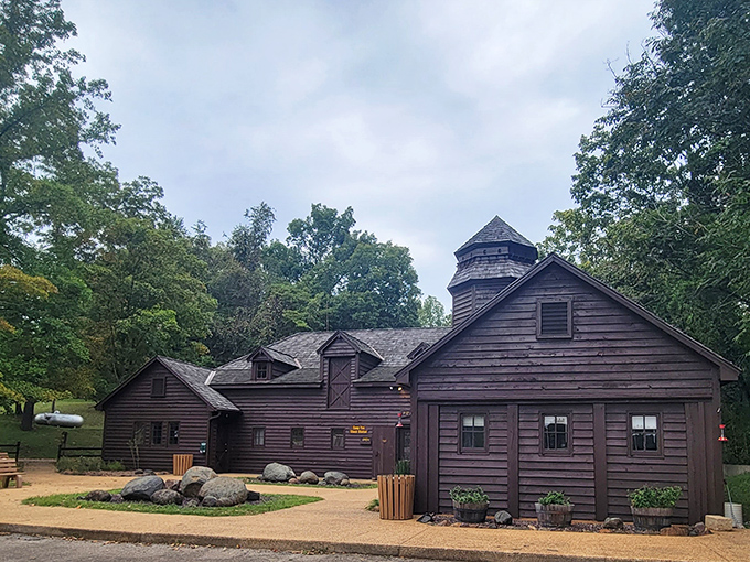 This rustic lodge isn't playing dress-up for tourists; it's the real deal, built by CCC workers who knew a thing or two about creating buildings that belong in their landscape.
