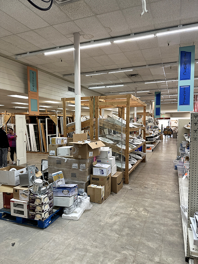 Aisle after aisle of possibility&mdash;like a home improvement store and thrift shop had a beautiful baby that inherited the best qualities from both parents.