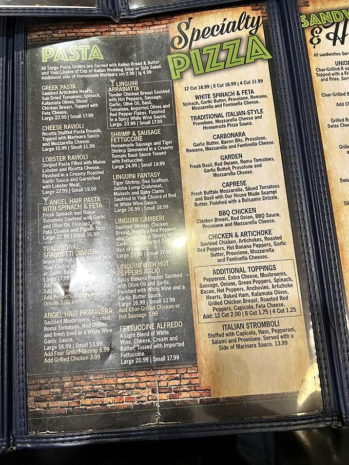 The menu wall&mdash;where life-changing decisions are made daily and "I'll just have a salad" goes to die a delicious death.