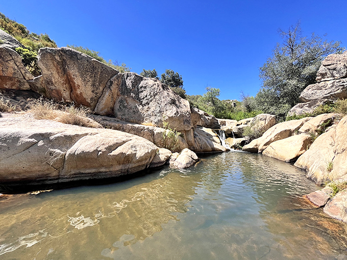 Green Valley Falls offers nature's perfect swimming pool&mdash;no chlorine, no lifeguard, just refreshingly cold water that'll wake you up faster than double espresso.