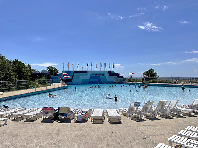Summer salvation in wave form. Nothing beats Mississippi heat like diving into this crystal-clear oasis with the whole family.