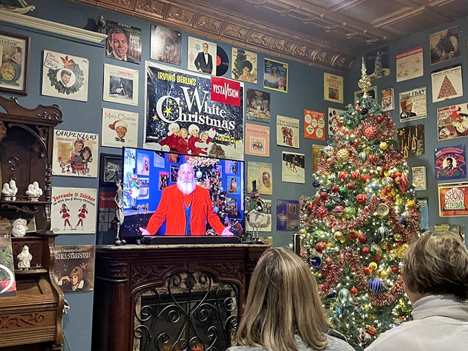 The welcome area feels like you've tumbled headfirst into the most elaborate Christmas window display ever created. Sensory overload? Absolutely. Worth it? You bet.