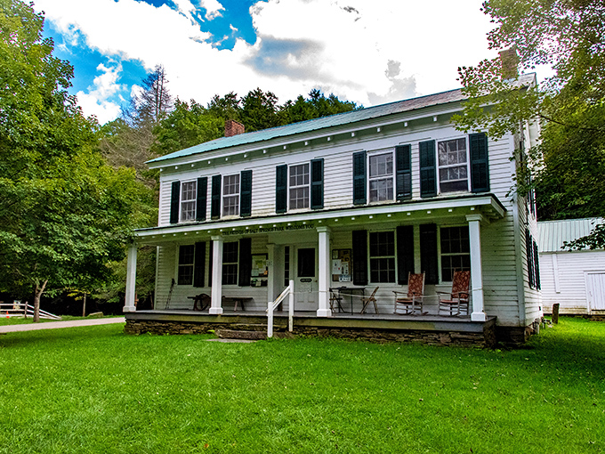 The Wheaton House stands as a dignified time capsule, its welcoming porch practically begging you to sit a spell with a glass of lemonade.