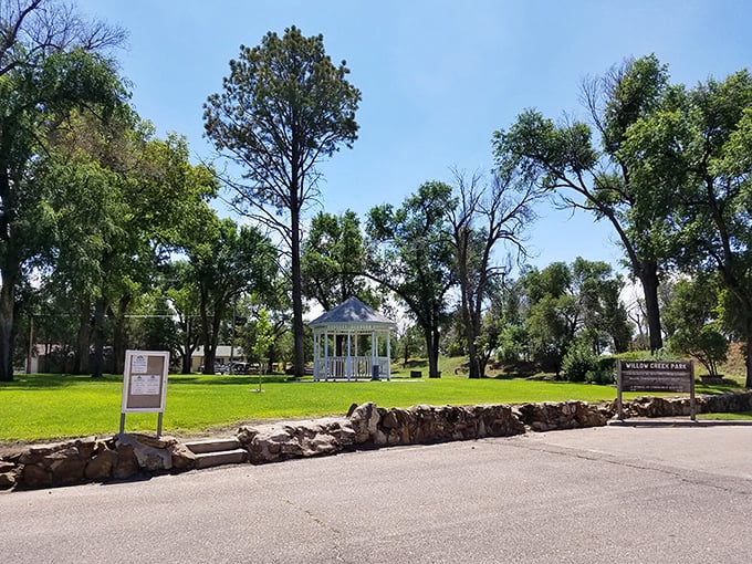 Willow Creek Park's gazebo stands ready for community gatherings, picnics, and those Instagram moments that matter.