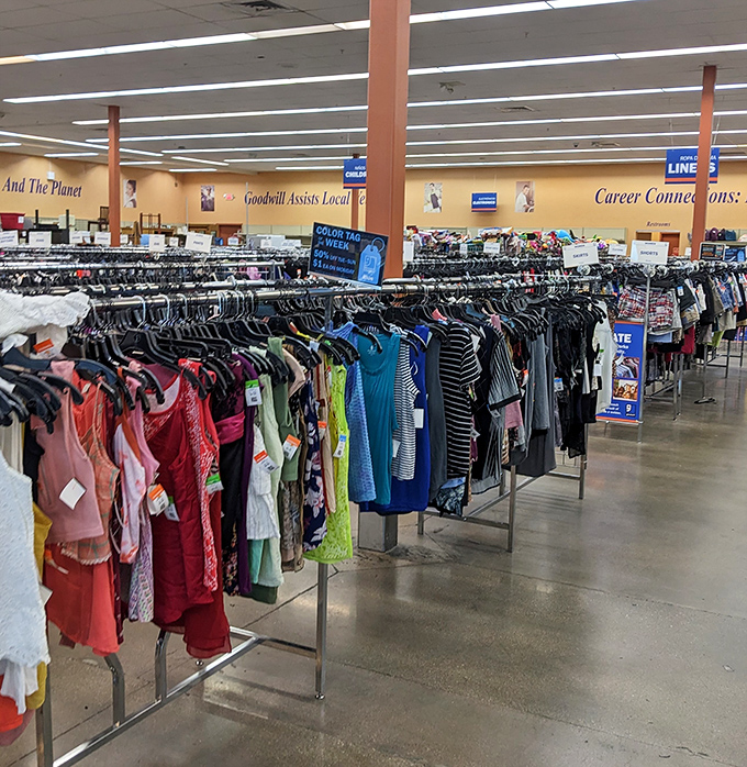 More clothing options than a department store, minus the judgmental salespeople and inflated price tags.