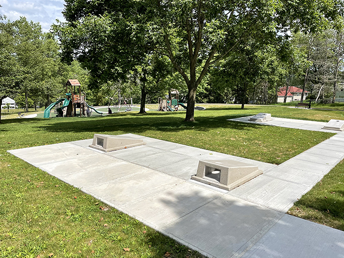 Woodland Park offers that perfect small-town balance&mdash;playground equipment for the kids and peaceful monuments for the adults who need a moment of quiet.