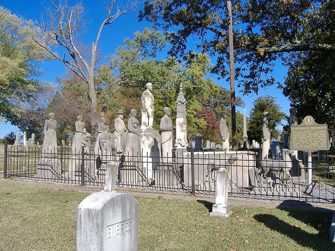 Wooldridge Monuments provide a hauntingly beautiful glimpse into local history. These unique statues create an outdoor museum experience that costs nothing but offers priceless historical perspective.