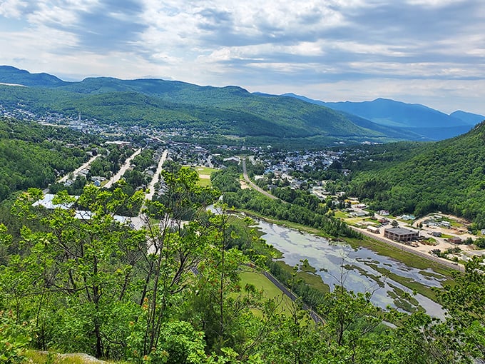 From this eagle's-eye view, Berlin reveals itself as a patchwork quilt of neighborhoods embraced by emerald mountains.
