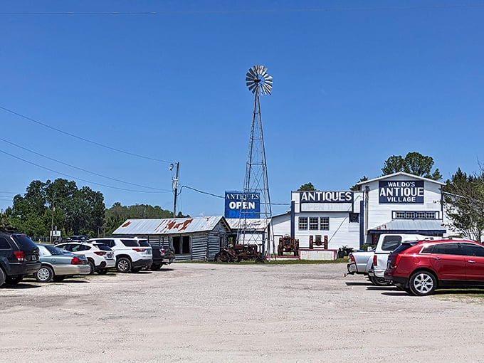 Where time stands still but style lives forever. That windmill isn't just for show&mdash;it's beckoning vintage enthusiasts from miles around.