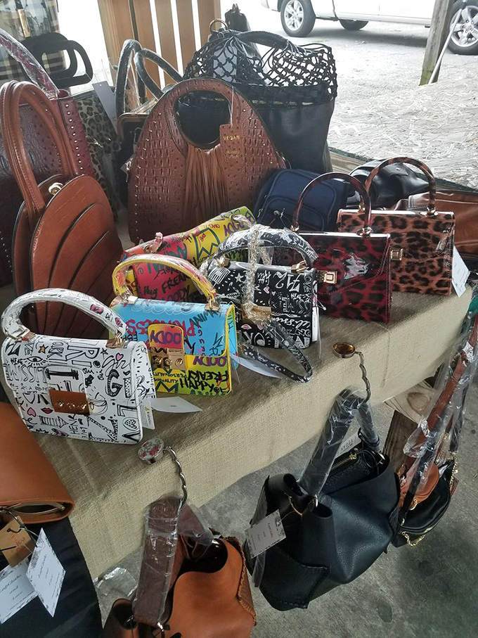 Designer-inspired handbags in every pattern imaginable &ndash; from wild leopard prints to graffiti art &ndash; tempt fashion-forward bargain hunters.