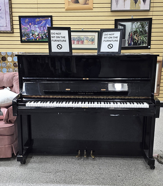A Young Chang piano waiting for its second act. Someone's abandoned symphony could become your family's musical legacy for less than a nice dinner out.