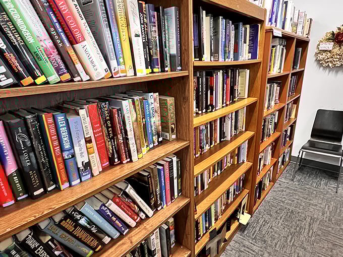 Bookworms rejoice! These shelves hold literary treasures at prices that make Amazon weep. Someone else's discarded bestseller becomes your next adventure.