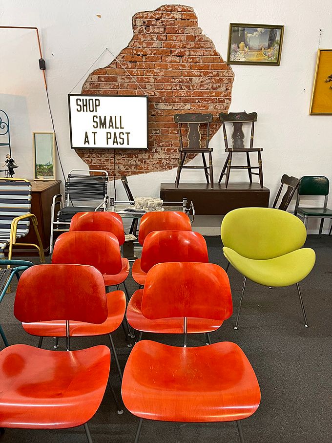 These vibrant mid-century chairs aren't just seating &ndash; they're time machines to an era when design had optimism and your grandparents were the cool kids.