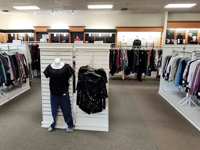 Not just clothes&mdash;possibilities. Each rack tells stories of special occasions, professional milestones, and fashion eras waiting for their next chapter.