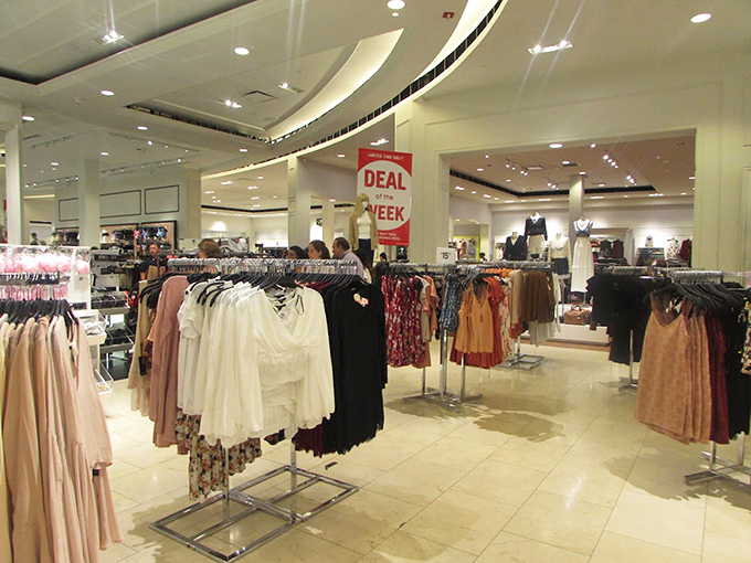 Deal of the Week signs beckon like old friends, promising wardrobe upgrades without the financial guilt trip.