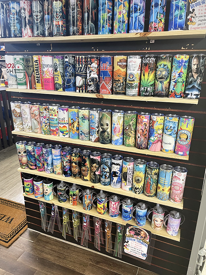 Pop culture comes alive in these colorful tumblers&mdash;where else can Groot, Rick and Morty, and Harley Quinn share the same shelf?