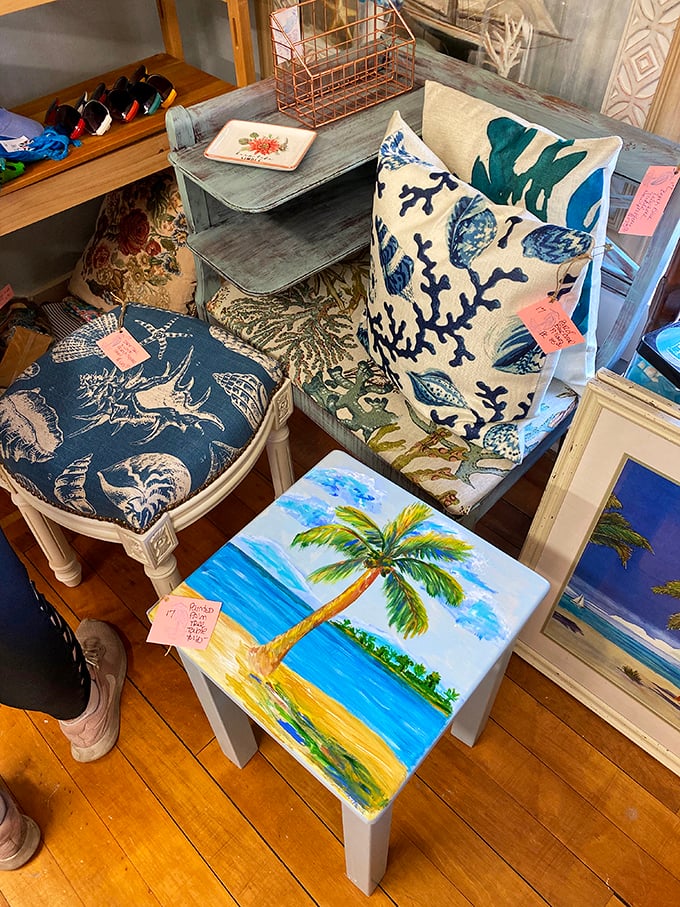 Coastal-themed furniture that makes you hear ocean waves, even though you're miles from the nearest beach.