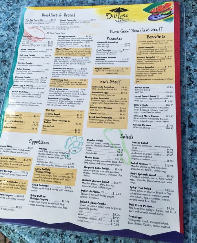 The menu that launched a thousand breakfast cravings. So many choices, you'll need that second cup of coffee just to make a decision.