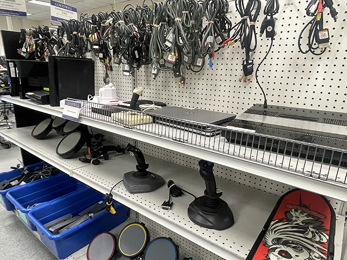 Electronics heaven awaits with computer monitors and cables that make tech upgrades surprisingly affordable for everyone.