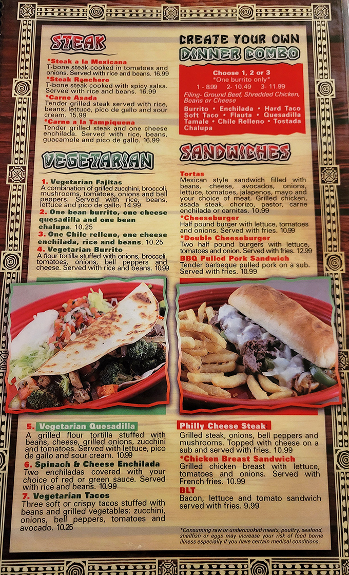 The menu doesn't need fancy fonts or pretentious descriptions&mdash;just honest offerings that let you build your own Mexican feast. Decision paralysis has never been so delicious.