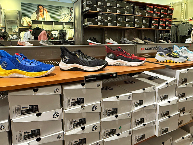 Sneaker heaven exists, and it's stacked floor to ceiling with athletic footwear that promises to make your feet and your budget equally happy.