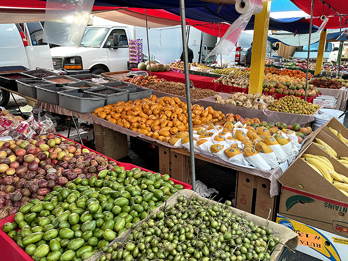 Nature's candy counter! These produce displays could make even the most dedicated junk food enthusiast consider a brief flirtation with vitamins.