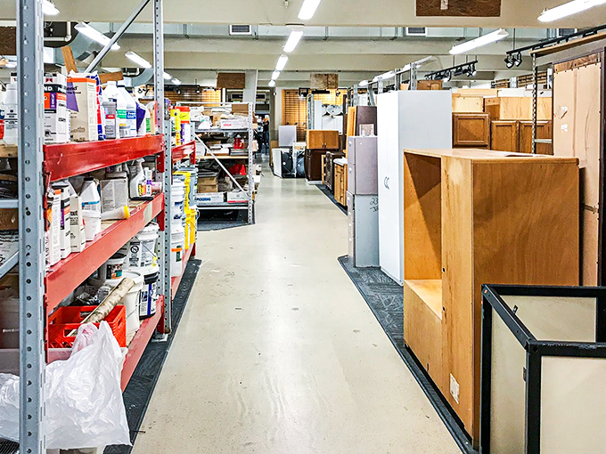 Aisle after aisle of potential &ndash; it's like your eccentric aunt's attic met a home improvement store and decided to throw a party. 