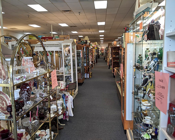 The main thoroughfare of nostalgia &ndash; each aisle promising adventures through America's collective attic. No GPS required, getting lost is the point.