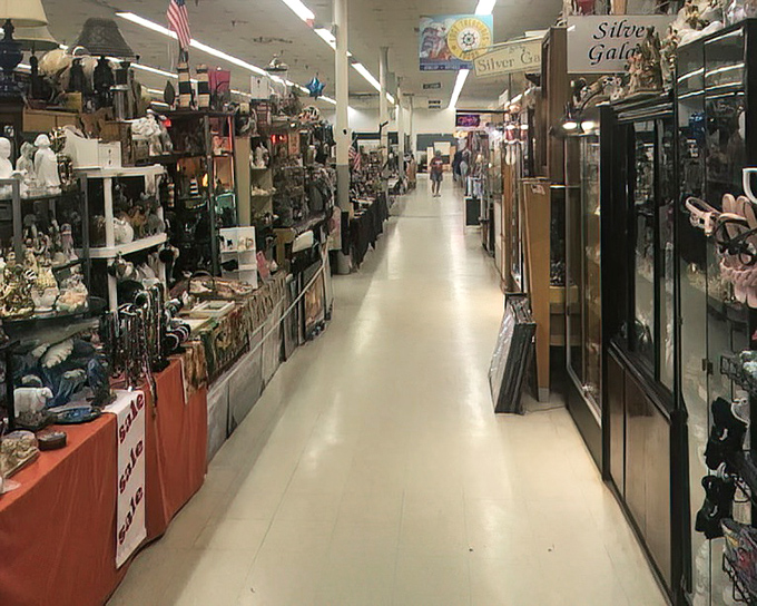 Endless aisles of possibility stretch before you like the Yellow Brick Road of retail therapy. Each booth holds potential discoveries waiting to be unearthed.