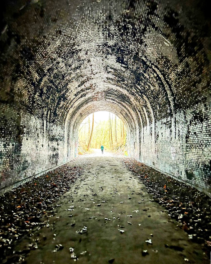 Light at the end of the tunnel isn't just a metaphor here&mdash;it's a breathtaking visual that draws you through the cool, echoing darkness.