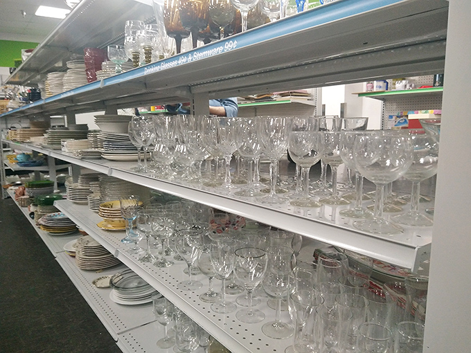 Crystal kingdom! These sparkling goblets and dishes once graced someone else's dinner parties and now await yours&mdash;at a fraction of department store prices.