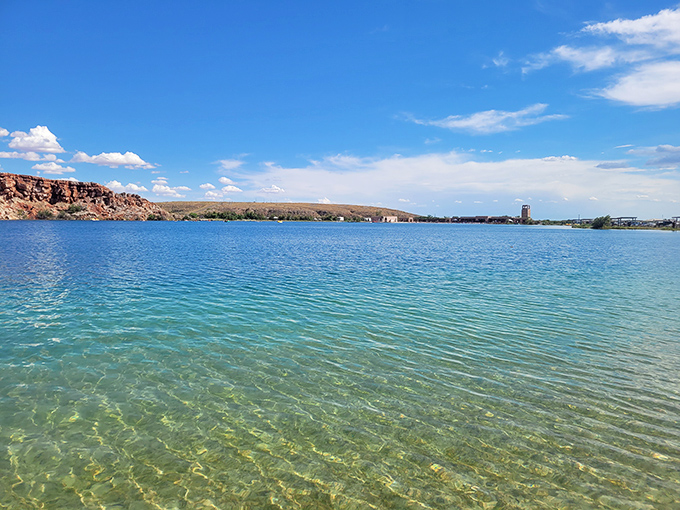 The Caribbean called, it wants its colors back. Lea Lake's crystal-clear waters prove New Mexico has been hiding tropical secrets in the desert.