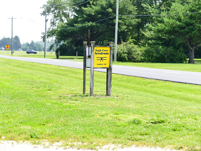 The unassuming yellow sign belies the otherworldly experience waiting just beyond &ndash; talk about burying the lead!
