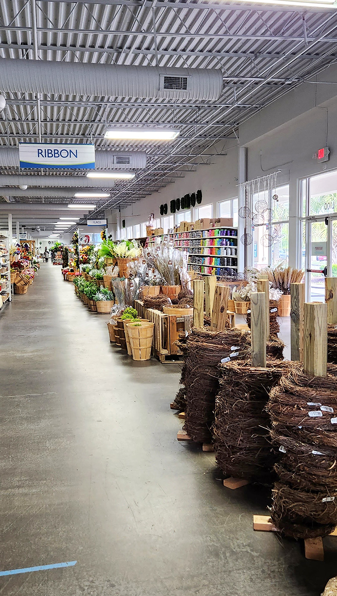 Craft supplies stretch into the horizon at this specialty shop&mdash;where DIY dreams and "I could make that" delusions are equally welcomed.