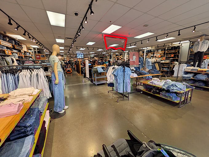 The Levi's store doesn't just sell jeans &ndash; it creates a denim wonderland where every shade of blue beckons like an old friend with new stories.