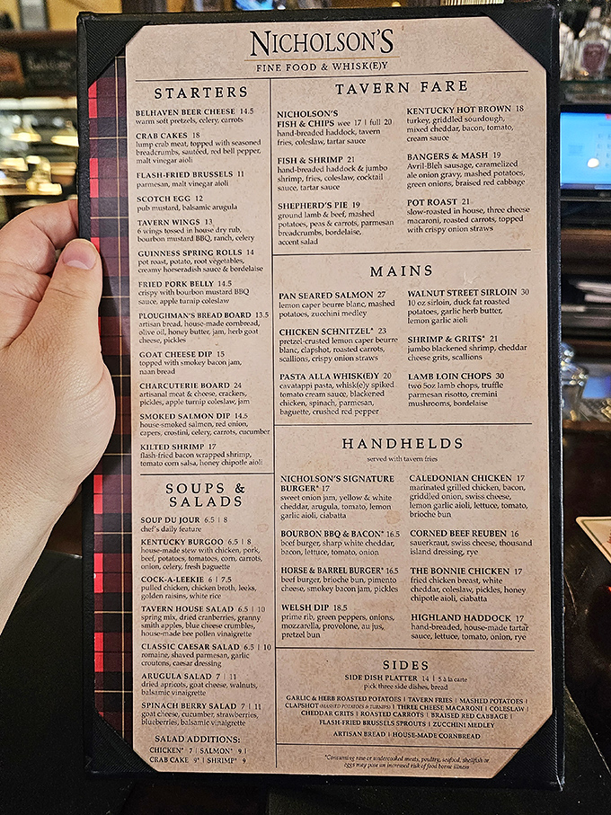 One glance at this menu and you'll understand why reservations are highly recommended here.