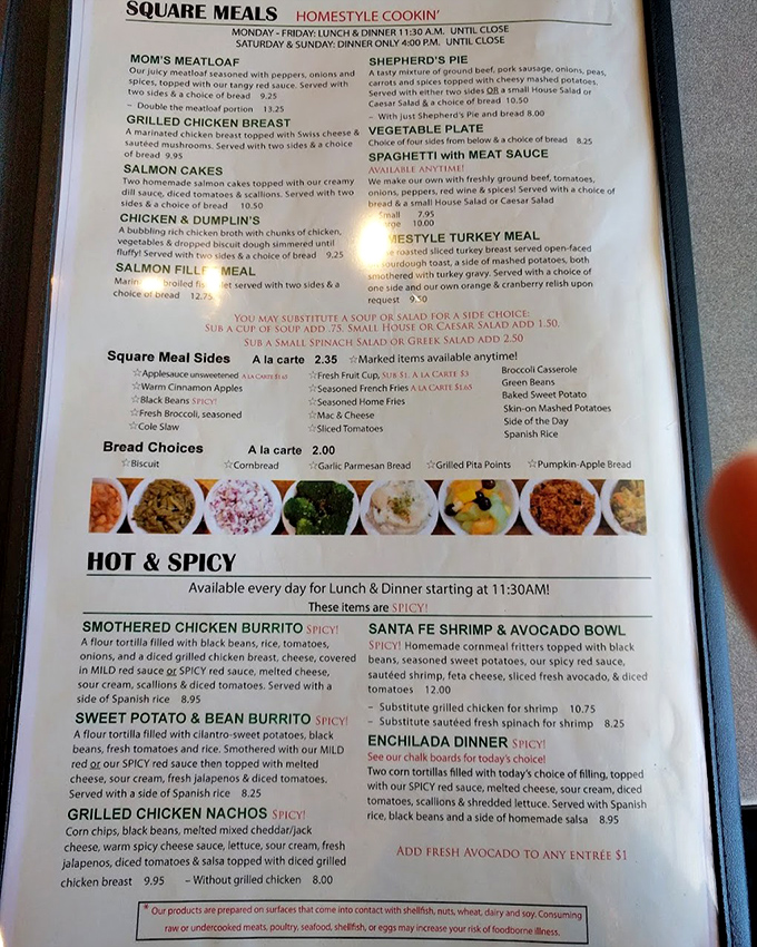 A menu that doesn't need fancy fonts to impress&mdash;just honest comfort food that speaks the universal language of satisfaction.