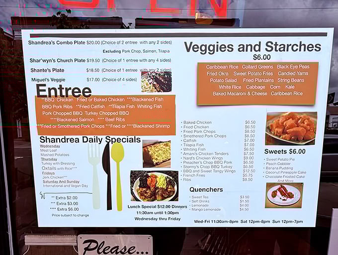 The menu board reads like a soul food greatest hits album &ndash; starring the legendary fried chicken that keeps New Haven coming back.