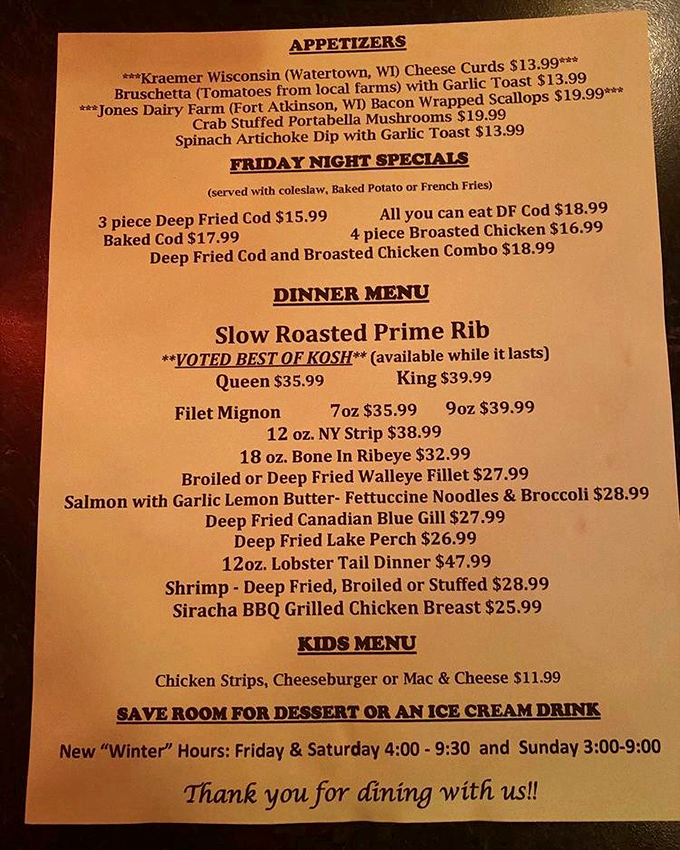 When a menu proudly declares something "VOTED BEST OF KOSH," you don't question it&mdash;you just order it and prepare for greatness.